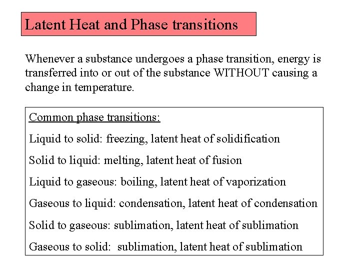 Part 3 Thermodynamics Chapter 20 Heat and the