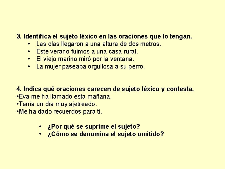 1 EL SUJETO ESTRUCTURA Segn hemos visto el