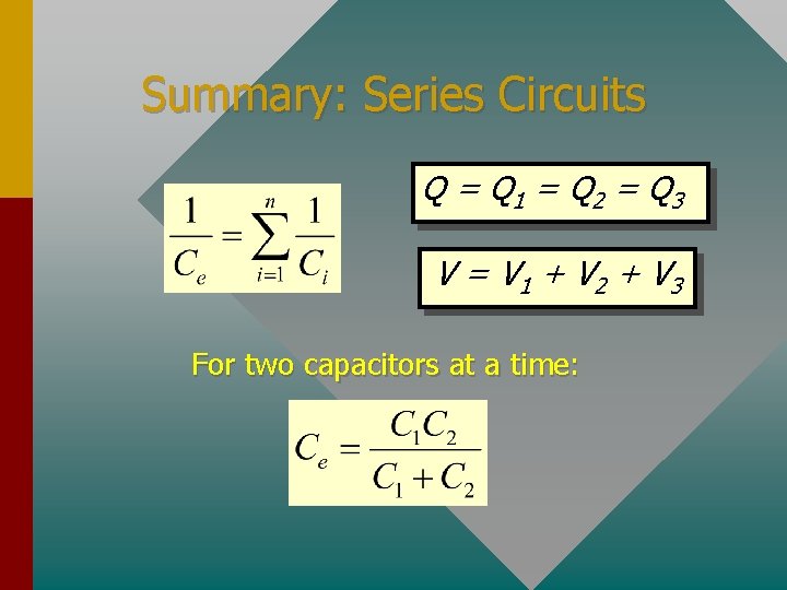 Capacitor Circuits A Power Point Presentation by Paul