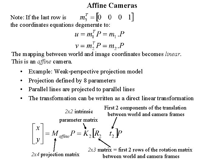Camera Geometry and Calibration Thanks to Martial Hebert