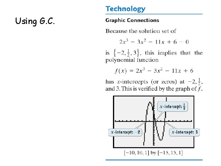 Section 2 3 Polynomial Functions and their Graphs