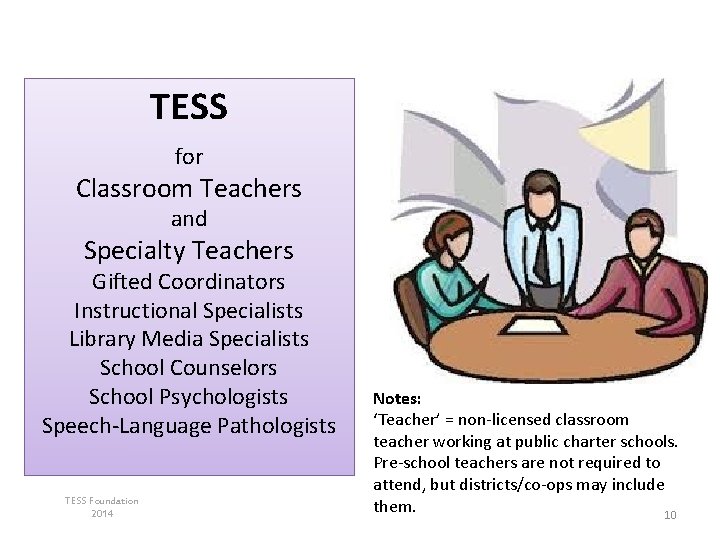 Teacher Excellence Support System TESS Leader Excellence and