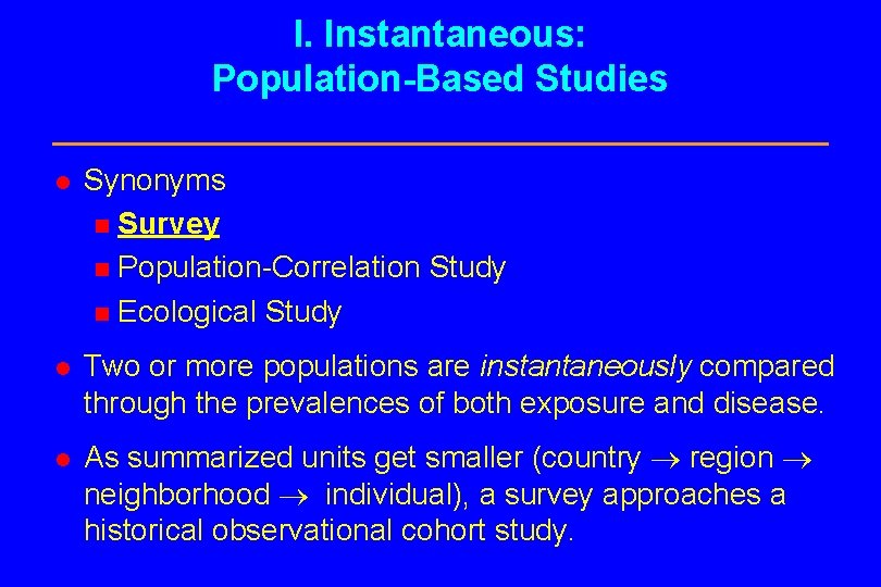 Classification and Bias of Clinical Research Rick Chappell