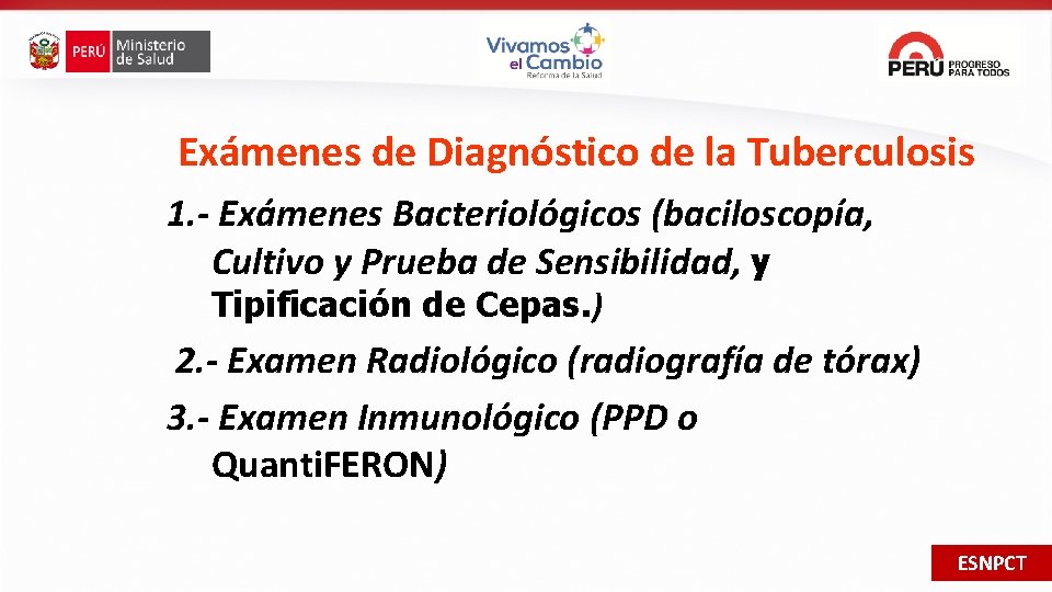 RED DE LABORATORIOS EN DIAGNOSTICO DE LA TUBERCULOSIS