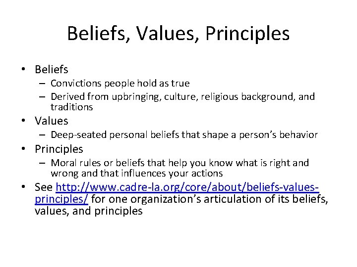 Developing a Personal Leadership Philosophy LD 2 Training