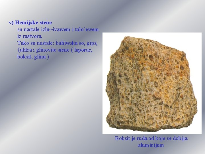 GEOGRAFIJA pripremila profesor geografije Milka Ivi MINERALI Minerali