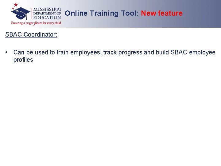 School Based Administrative Claiming Program 2 Types of
