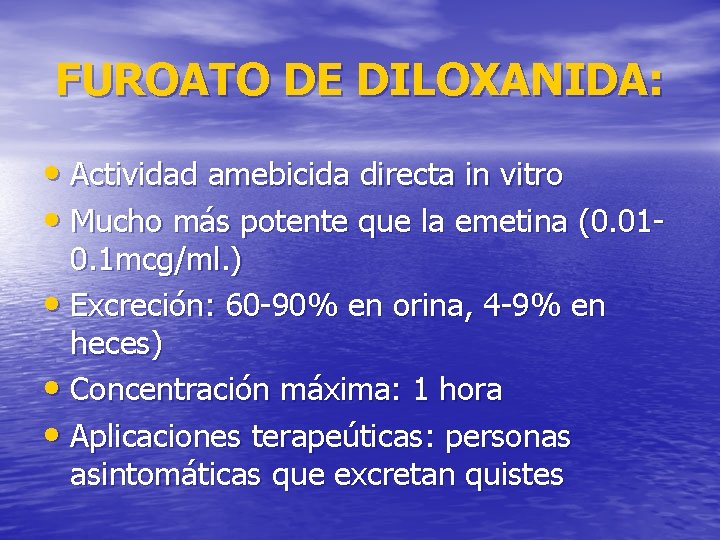 TRATAMIENTO DEL PARASITISMO INTESTINAL Dr Luis Rodolfo Toc