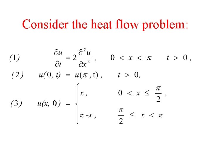 Partial Differential Equations Definition One of the classical