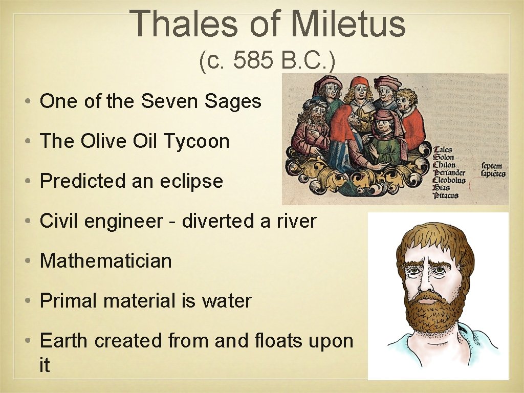 Theories of Matter in Greek Philosophy The History