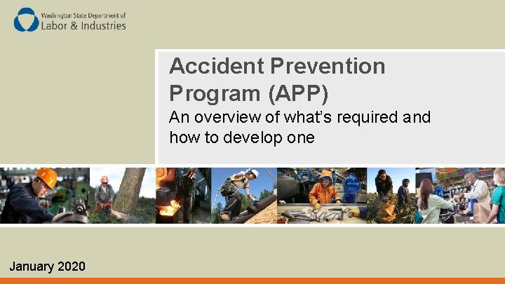 Accident Prevention Program APP An overview of whats