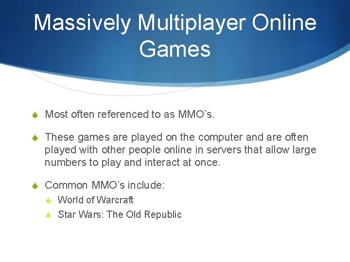 The Effects of Video Gaming Daniel Larimore S