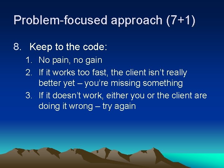 Theories and Methods of Family Therapy PostModern Models