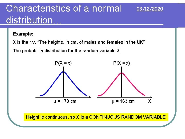 03122020 Normal Distribution Bell Curve Characteristics of a