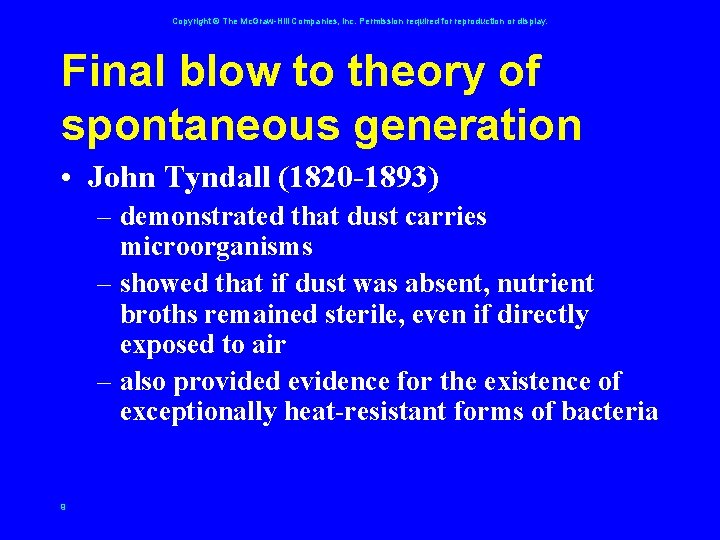 Copyright The Mc GrawHill Companies Inc Permission required