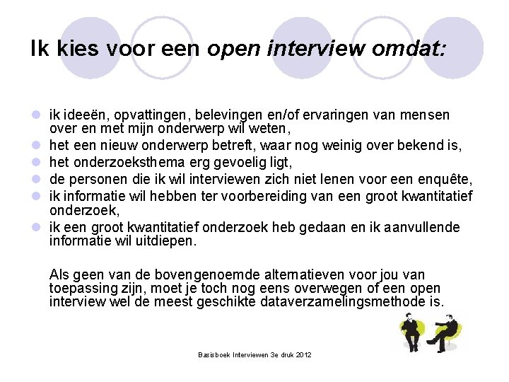 Open interview Basisboek Interviewen 3 e druk 2012
