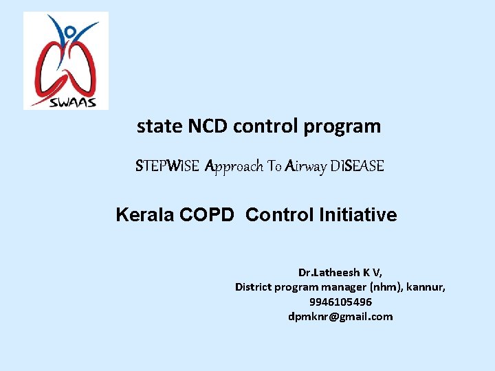 state NCD control program STEPWISE Approach To Airway