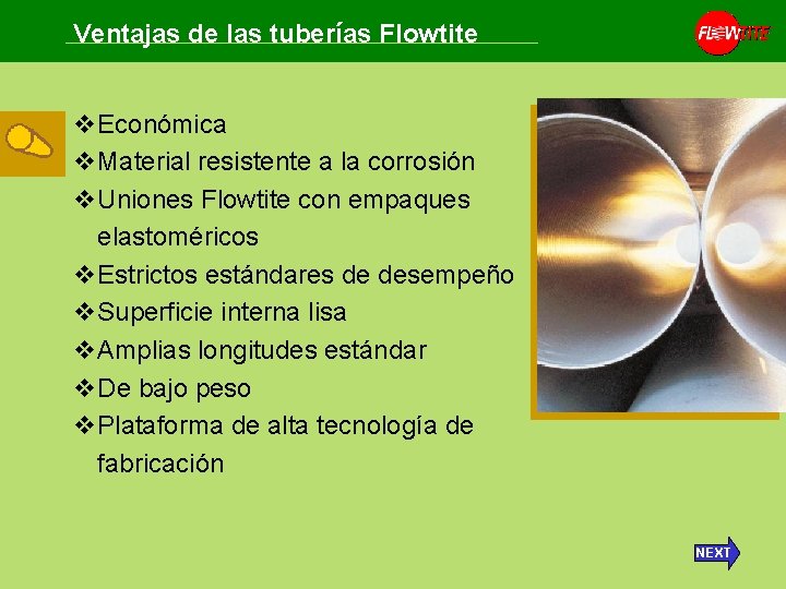Engineered Pipe Systems Como instalar tuberas Flowtite TM