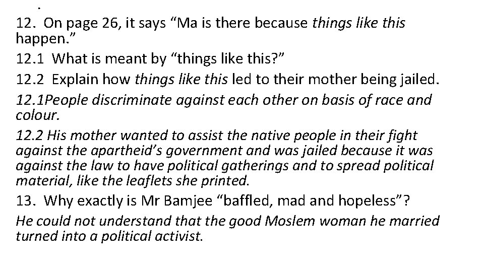 A chip of Glass Ruby Nadine Gordimer A