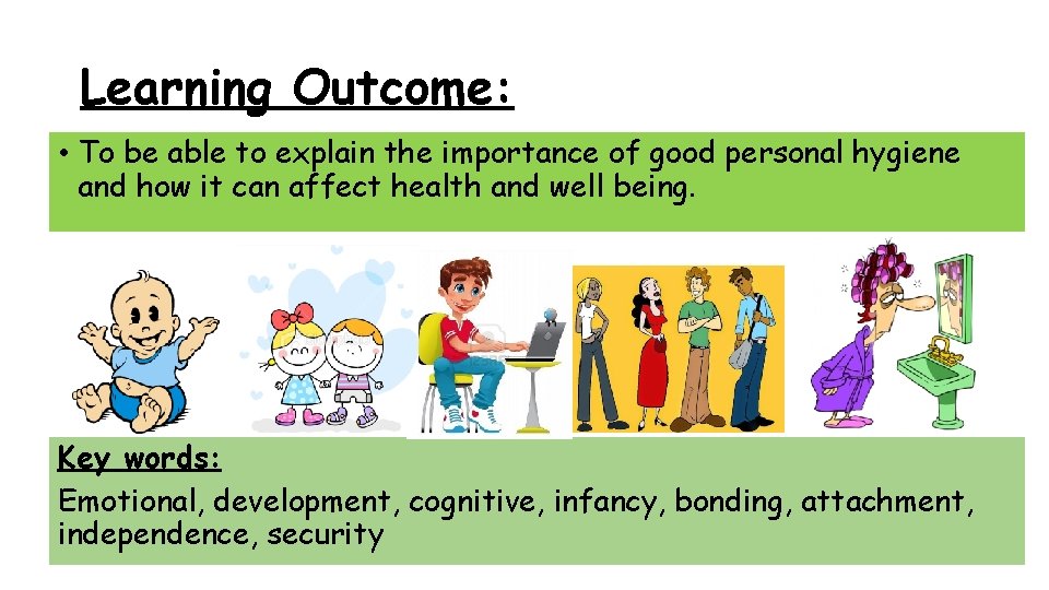 Component 3 Importance of Personal Hygiene Learning Outcome