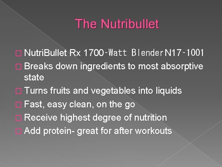 Nutrition Equipment and Software Carly Coombs Staff at