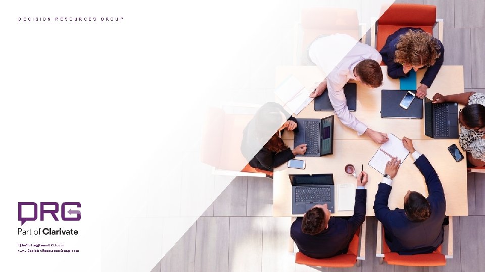 DECISION RESOURCES GROUP QuestionsTeam DRG com www Decision
