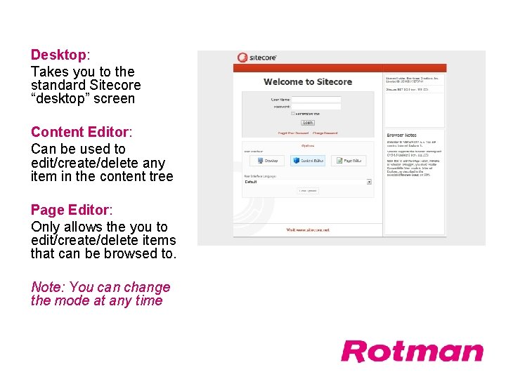 Content Author Training Lets learn about Sitecore Agenda