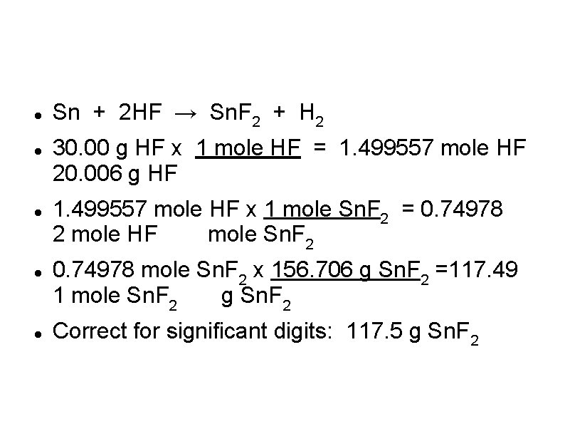 Stoichiometry Part 3 Mass to Mole Conversions Remember