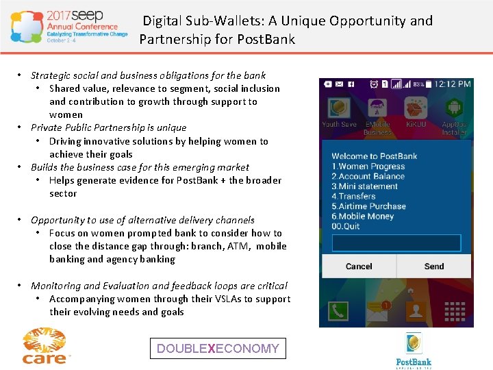 DOUBLEXECONOMY Digital Labelled SubWallets for Increased Financial ...