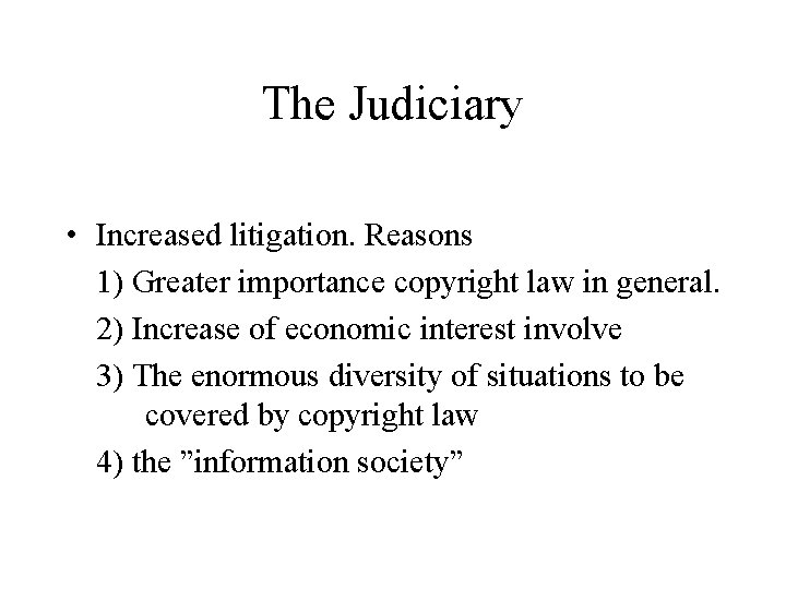 Three Pillars of the Copyright System Any efficient