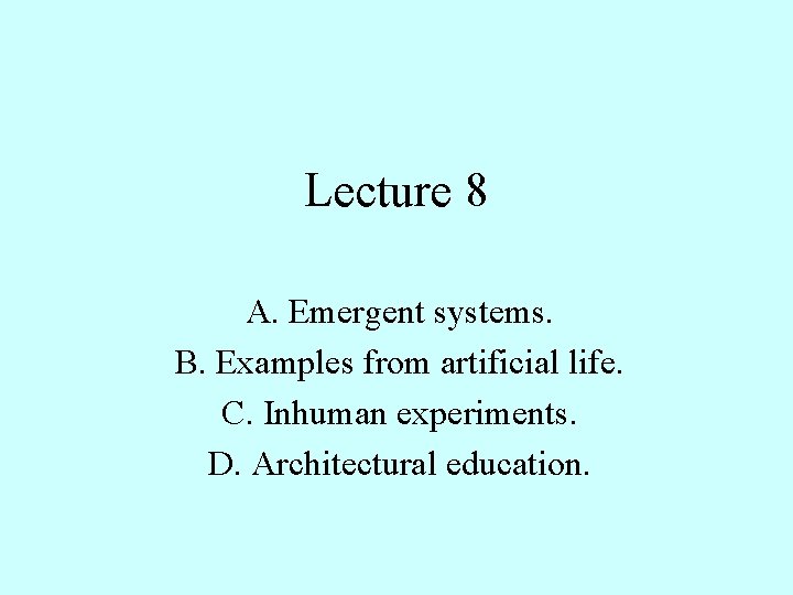Algorithmic Sustainable Design The Future of Architectural Theory
