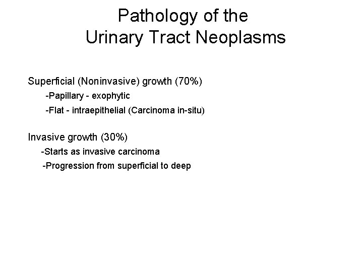 Selected Urothelial Lesions of Urinary Bladder and Their