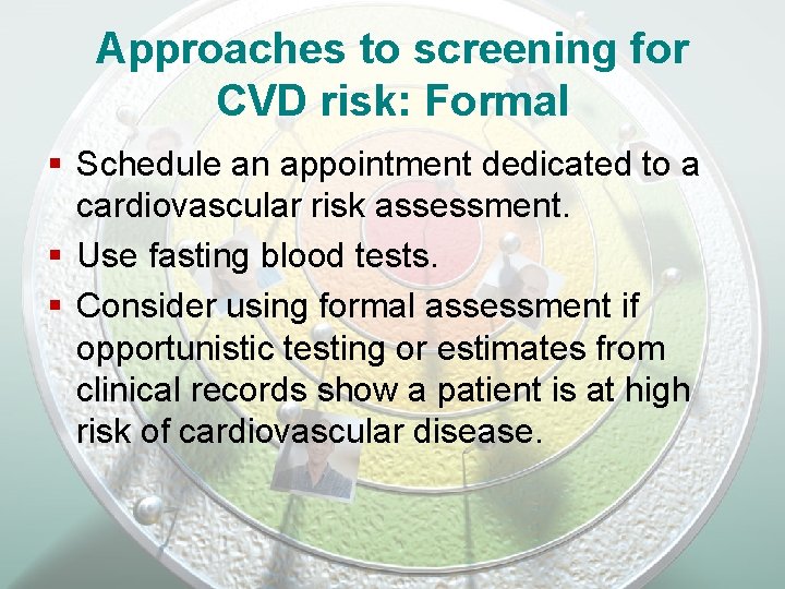 CVD risk assessment CVD risk assessment is included