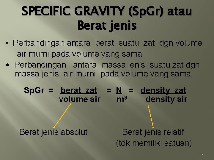DENSITY SPECIFIC GRAVITY in laboratory Questions 1 a