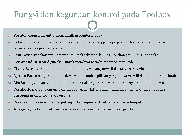 MEMAHAMI ELEMEN VISUAL BASIC 6 0 BY HANUGRAH