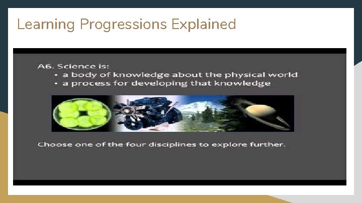 Learning Progressions in Science KESS 3 5 ESS