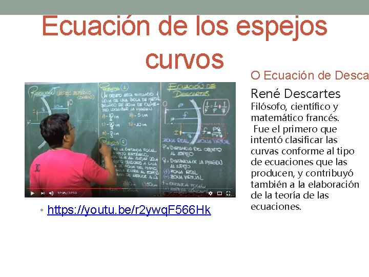 ESPEJOS ESFRICOS Montoya Qu es un espejo esfrico