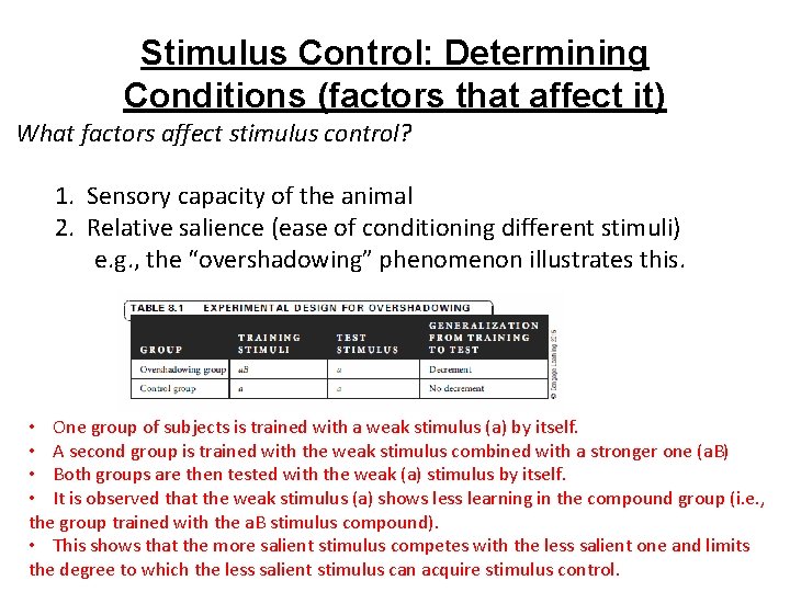Lecture 1819 Stimulus Control Pavlovian Instrumental Learning Psychology