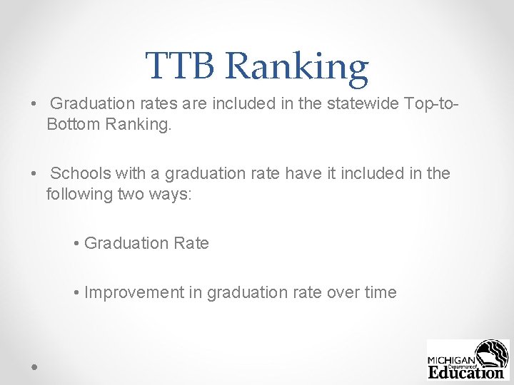 Understanding the ToptoBottom Ranking PriorityFocusReward Designations ...
