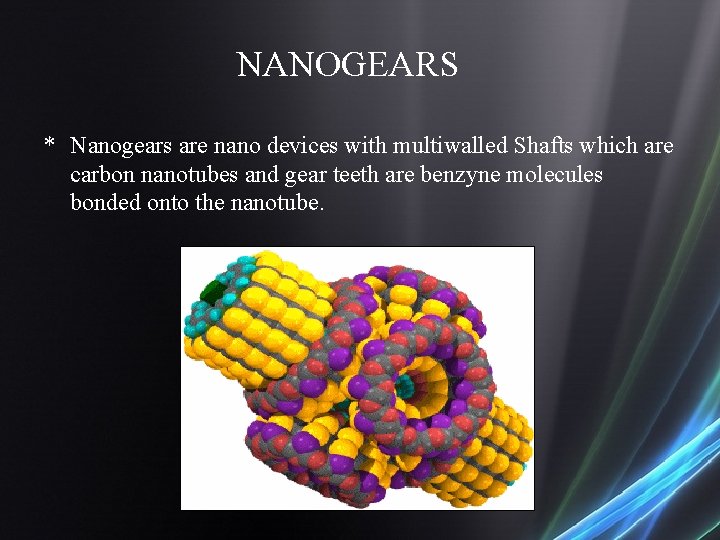 NANO CARS INTO THE ROBOTICS FOR THE REALISTIC