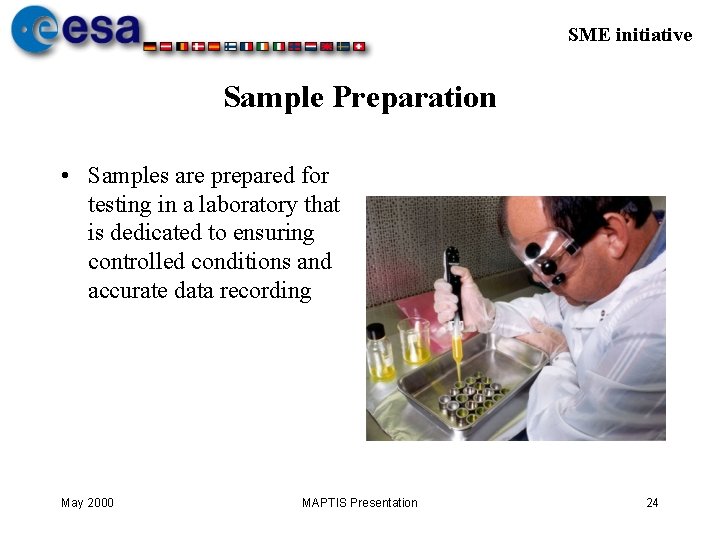 SME initiative TESTING STANDARDS NASA STANDARD 6001 Flammability