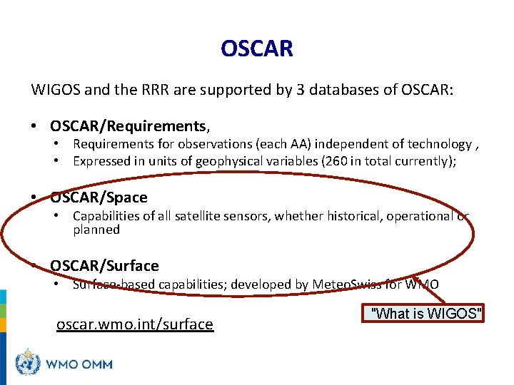 OSCARSurface The Observing Systems Capability Analysis and Review