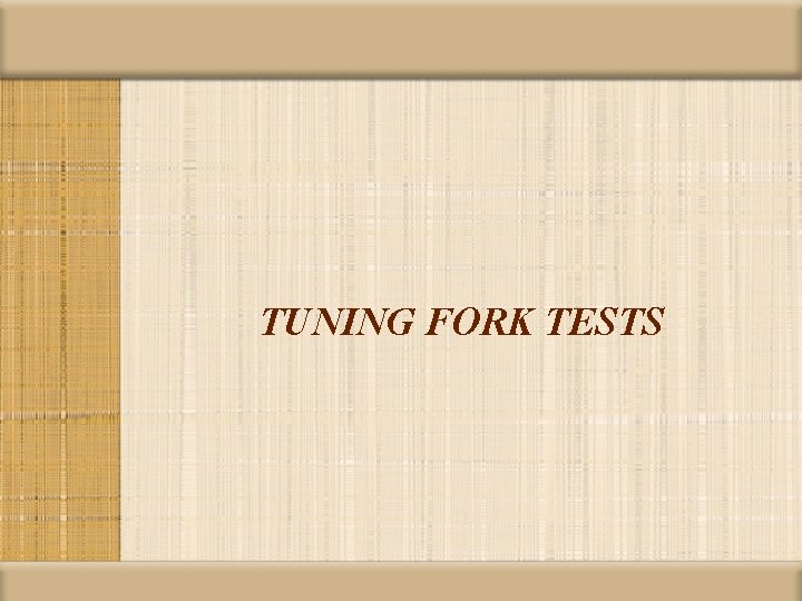 Test of Hearing And Pure tone Audiometry Dr