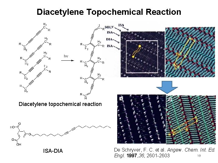 Synthesis of porous two dimensional polymer using diacetylene