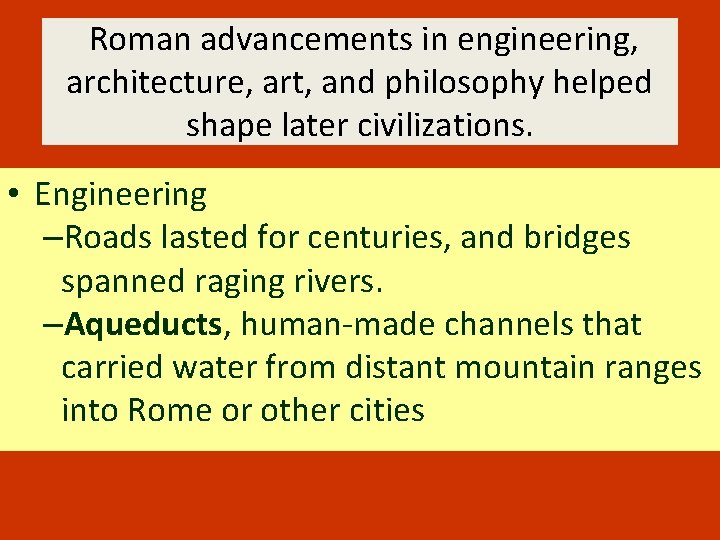 The Fall of Rome The Roman Empire The