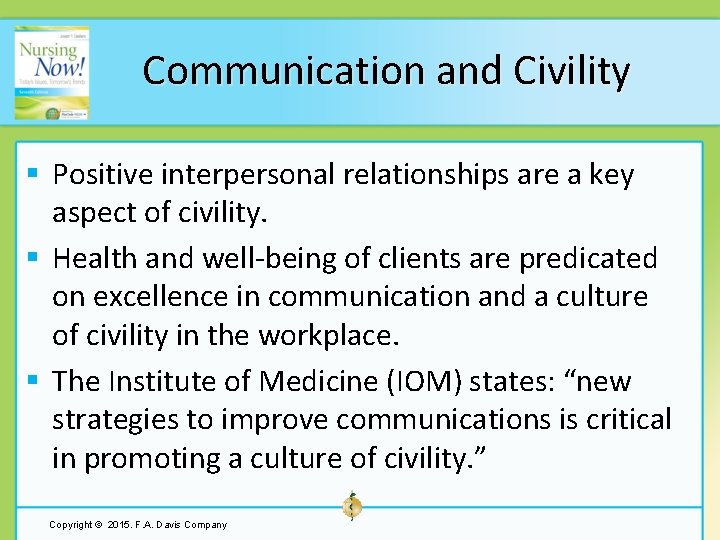 Chapter 17 Incivility The Antithesis of Caring Cheryl