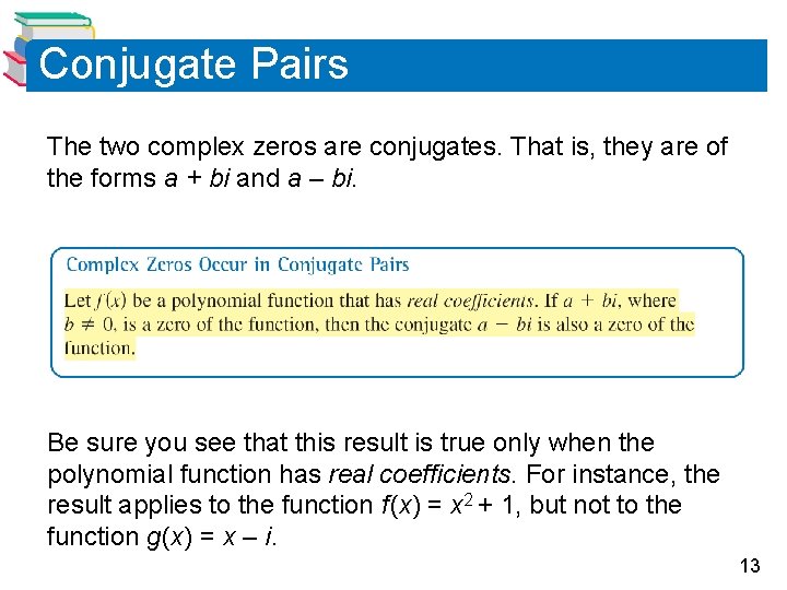 2 5 The Fundamental Theorem of Algebra Copyright