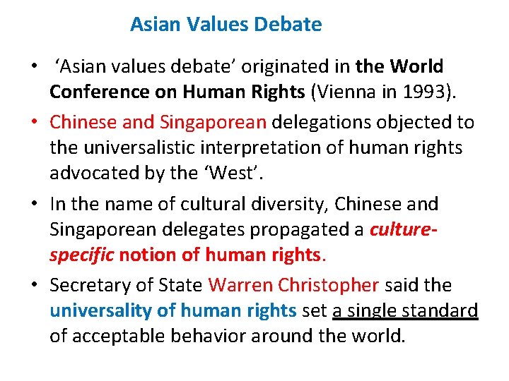 Japanese Diplomacy between Universal Values and Asian Values
