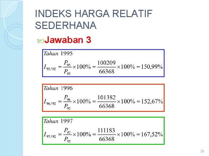 ANGKA INDEKS ANGKA INDEKS 2 ANGKA INDEKS Konsep