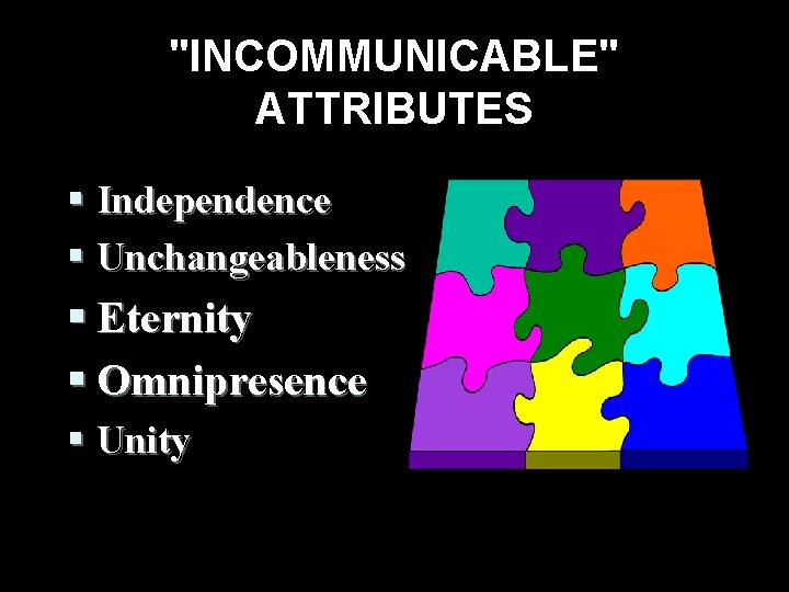 THE CHARACTER OF GOD from Wayne Grudems Systematic